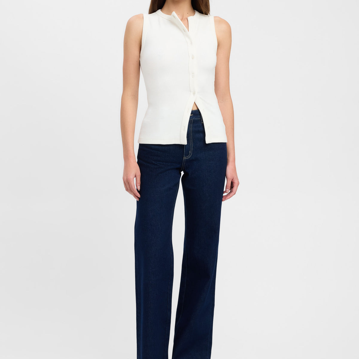 Bec Button Tank – KOOKAÏ Australia