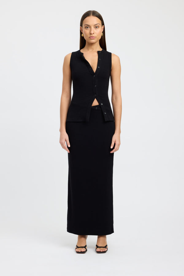 Buy Bec Button Tank Black Online | Australia