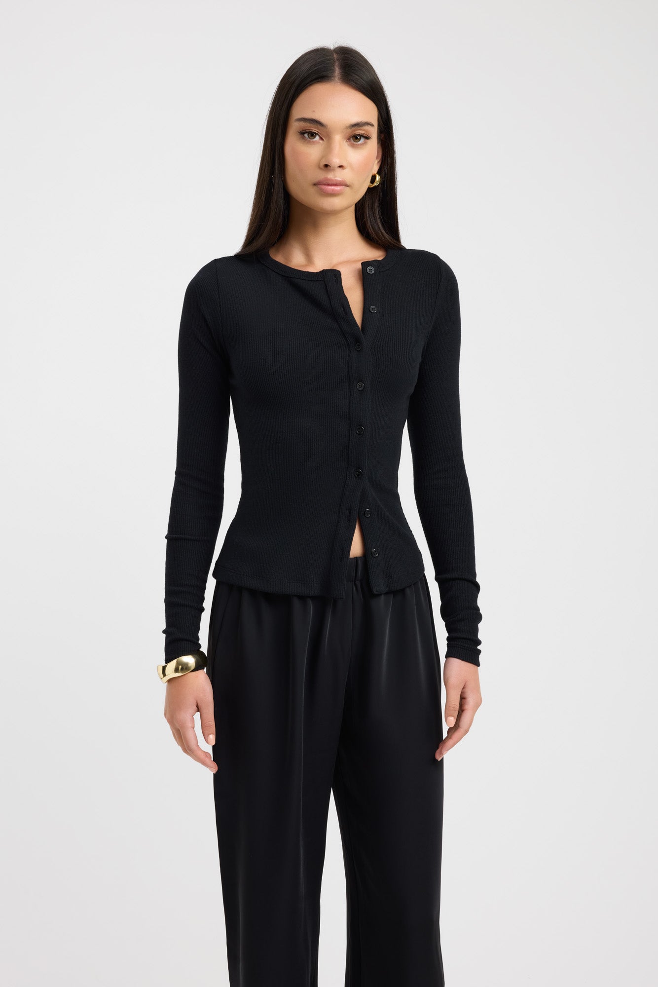 Bec Button Long Sleeve Top – KOOKAÏ Australia