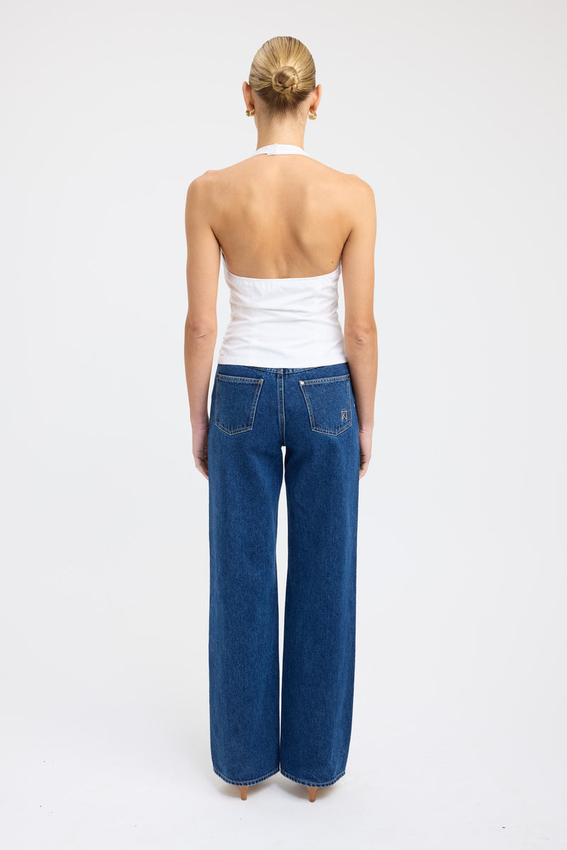 Percy Gathered Halter Top – KOOKAÏ Australia