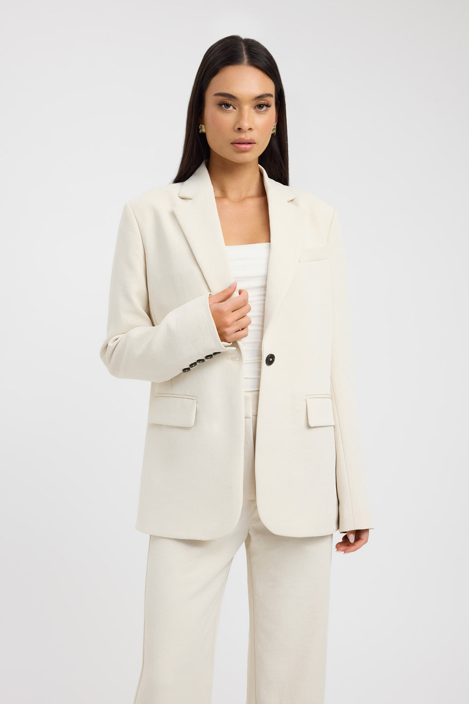 Ariel Button Blazer – KOOKAÏ Australia