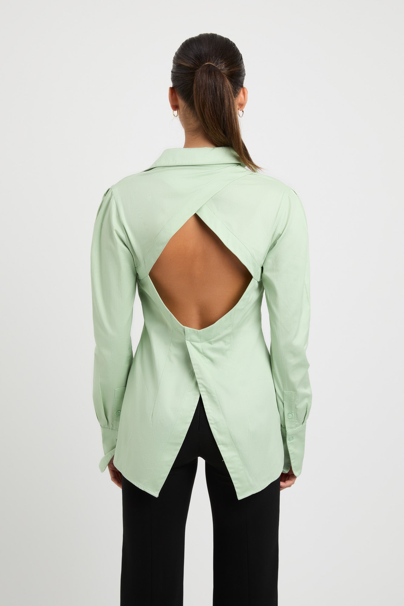 Buy Monaco Cut Out Shirt Seagrass Online | KOOKAÏ Australia